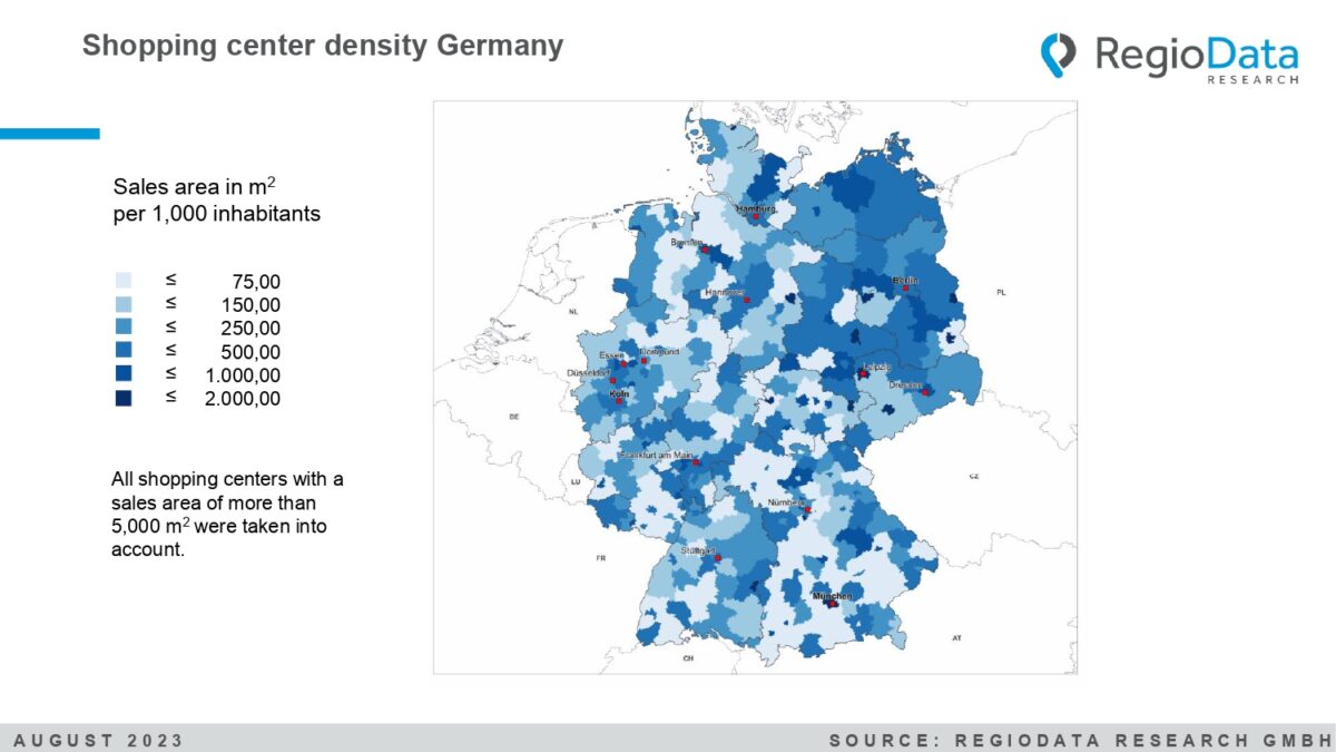 German Shopping Centers: Highest Density In The New Federal States - ACROSS